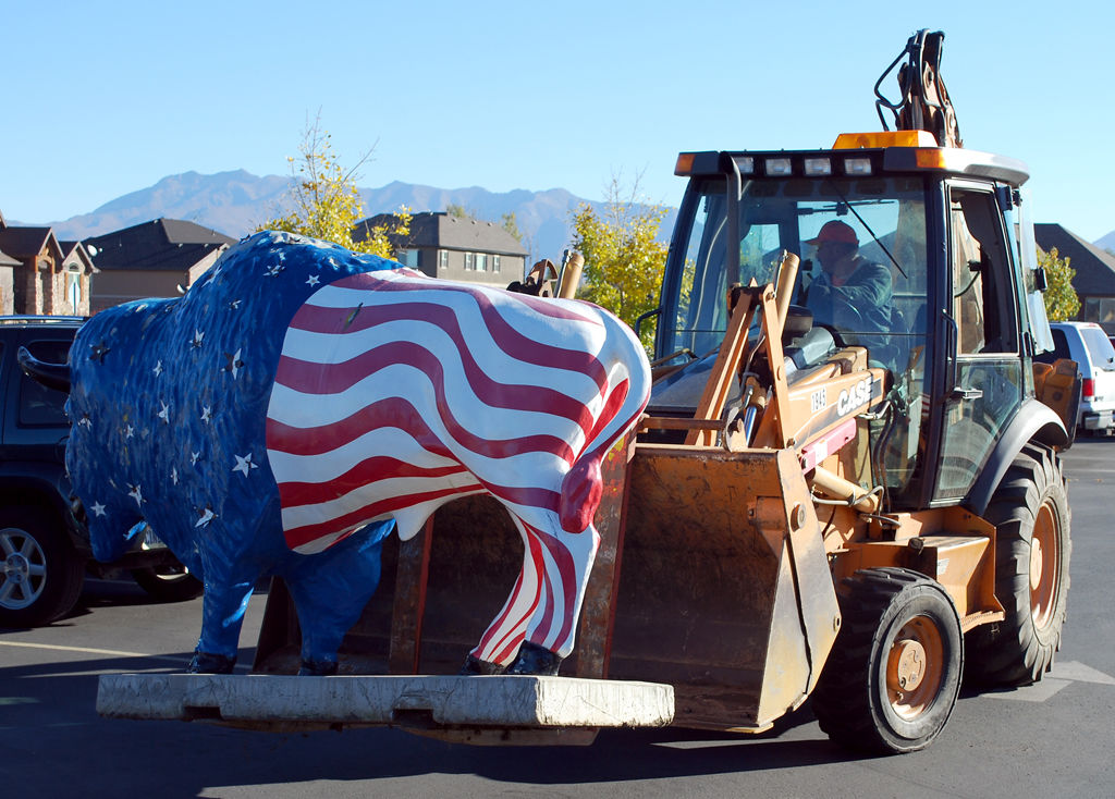 A bison mascot finds a new home at Buffalo Point Elementary School ...